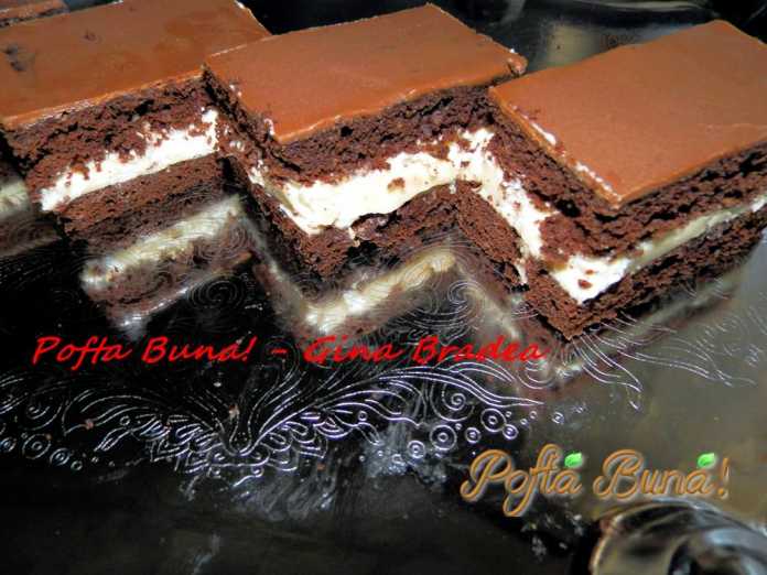 Prajitura Kinder felie de lapte