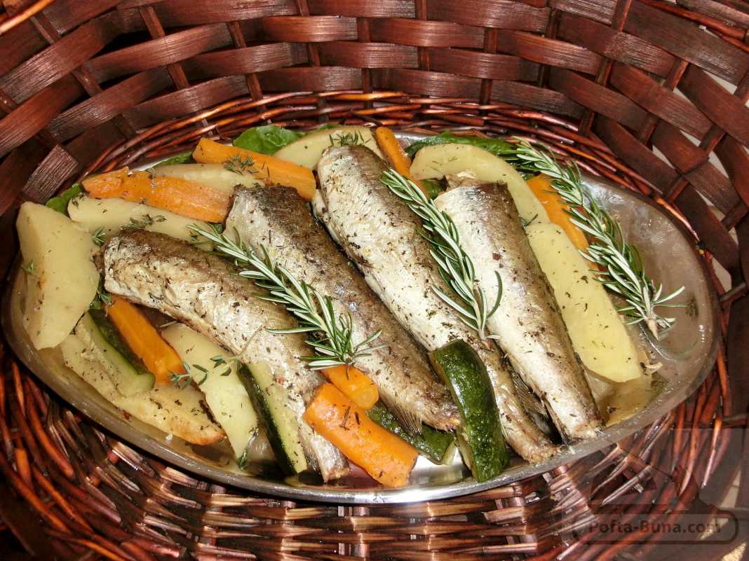 Rasol de peste alb cu legume (merlucius, cod)