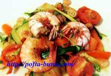 Creveti picanti cu rosii si usturoi