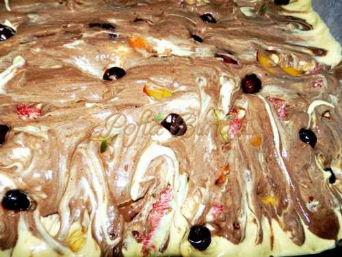 Prajitura pandispan cu fructe