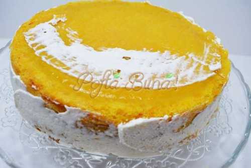 Tort cu morcov, migdale si crema de branza – Gina Bradea