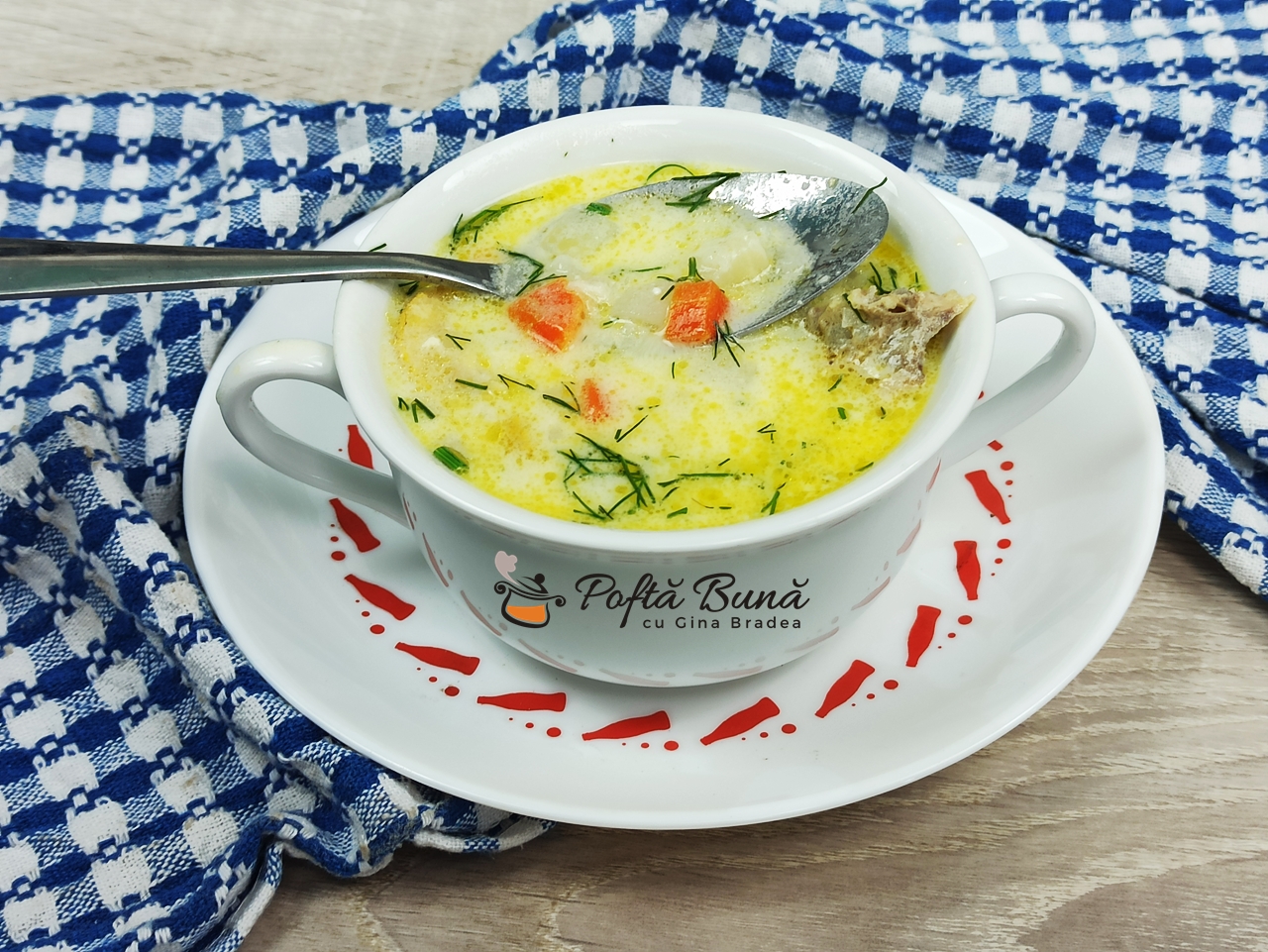 Ciorba a la grec de pui reteta simpla - Retete cu Gina Bradea