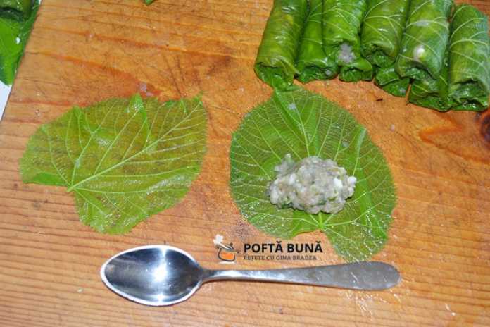 Sarmalute de miel in frunze de tei - Retete cu Gina Bradea