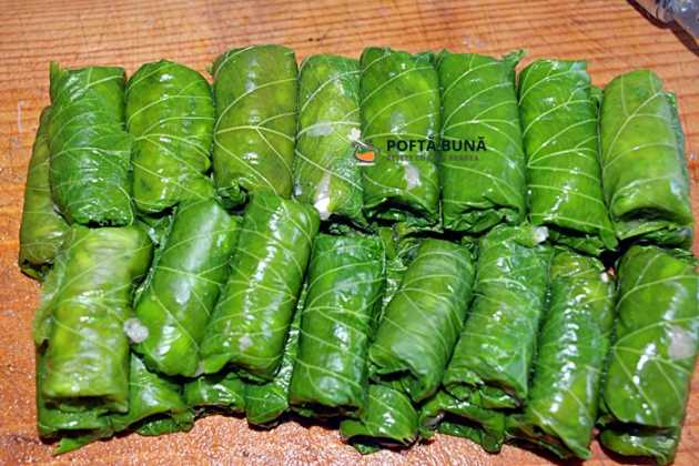 Sarmalute de miel in frunze de tei - Retete cu Gina Bradea