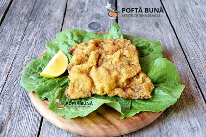 Snitele de pui, snitele la cuptor sau prajite - Gina Bradea