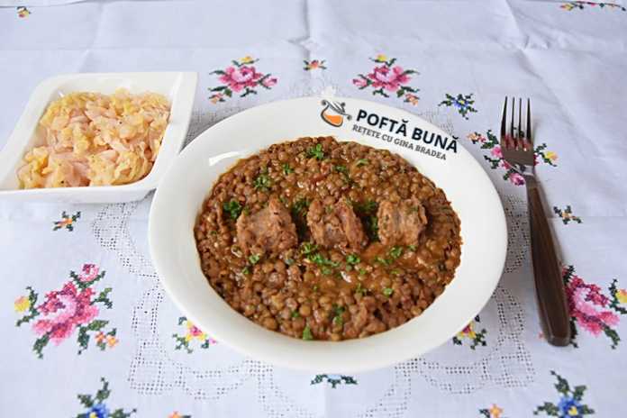 Supa crema de linte reteta rapida - Retete cu Gina Bradea