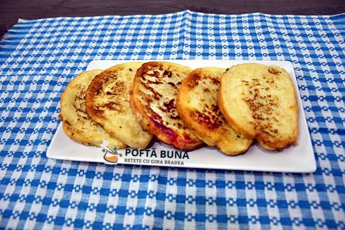 Friganele paine prajita cu ou reteta copilariei - Retete cu Gina Bradea