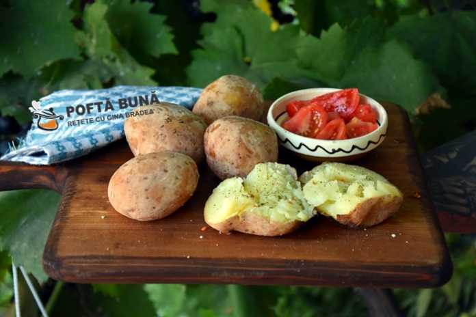 Cartofi copti reteta simpla, de post - Retete cu Gina Bradea