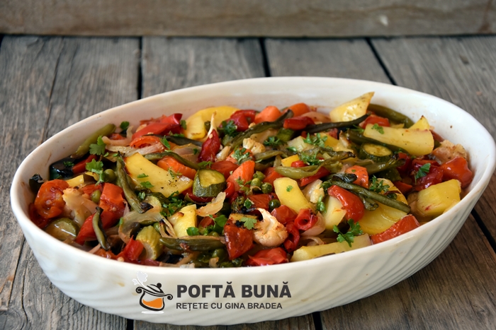 Tocana de legume reteta de ghiveci cu orez - Gina Bradea