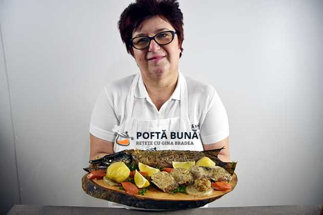 Macrou cu rosii si usturoi la cuptor - Retete cu Gina Bradea