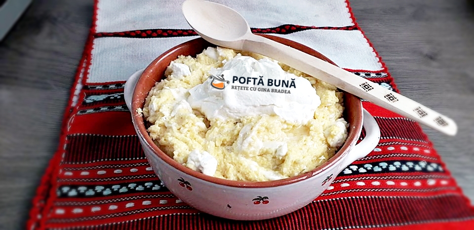 Balmos reteta ciobaneasca de mamaliga cu branza - Gina Bradea