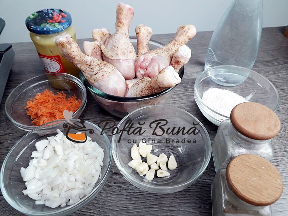 Ciulama de pui cu mamaliguta reteta clasica - Gina Bradea