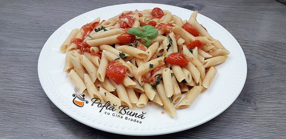 Paste cu rosii si busuioc - Retete Culinare cu Gina Bradea