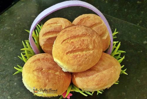 Painici pufoase de casa, reteta simpla, clasica, pas cu pas