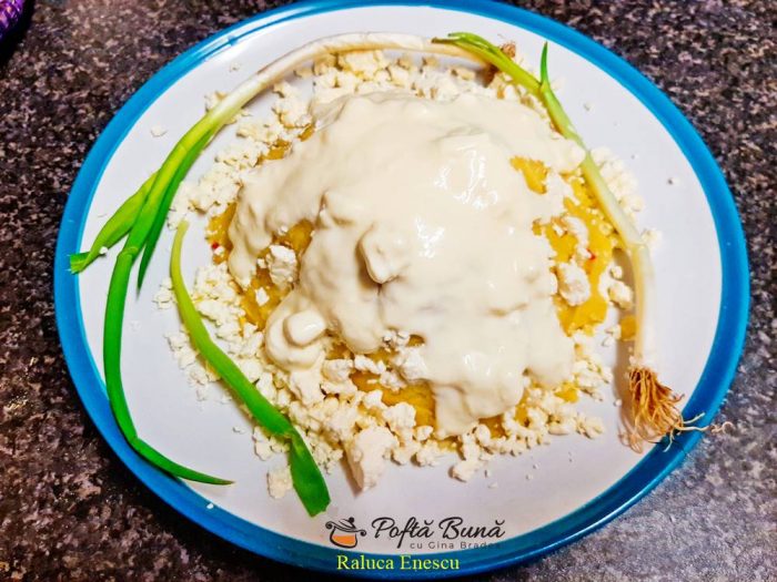 Balmos reteta ciobaneasca de mamaliga cu branza - Gina Bradea