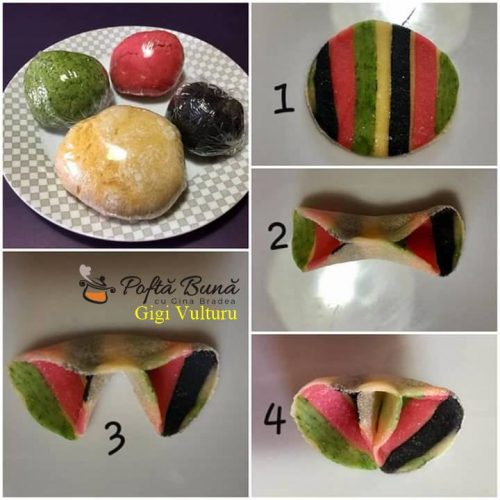 Paste colorate cu sfecla rosie, spanac - Gina Bradea