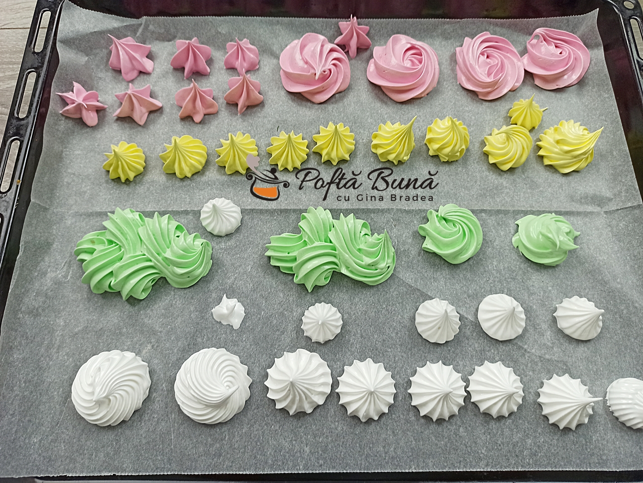 Bezele reteta simpla cu albusuri, zahar si lamaie - Gina Bradea