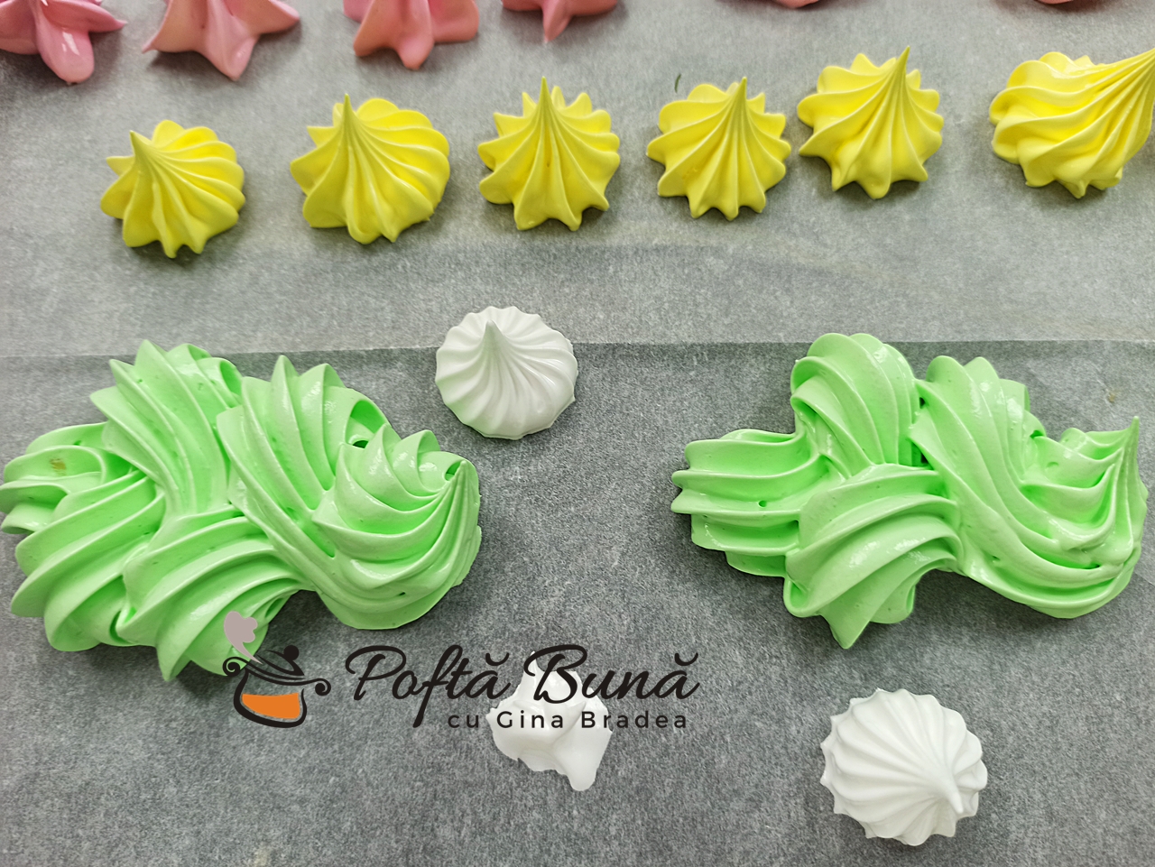 Bezele reteta simpla cu albusuri, zahar si lamaie - Gina Bradea