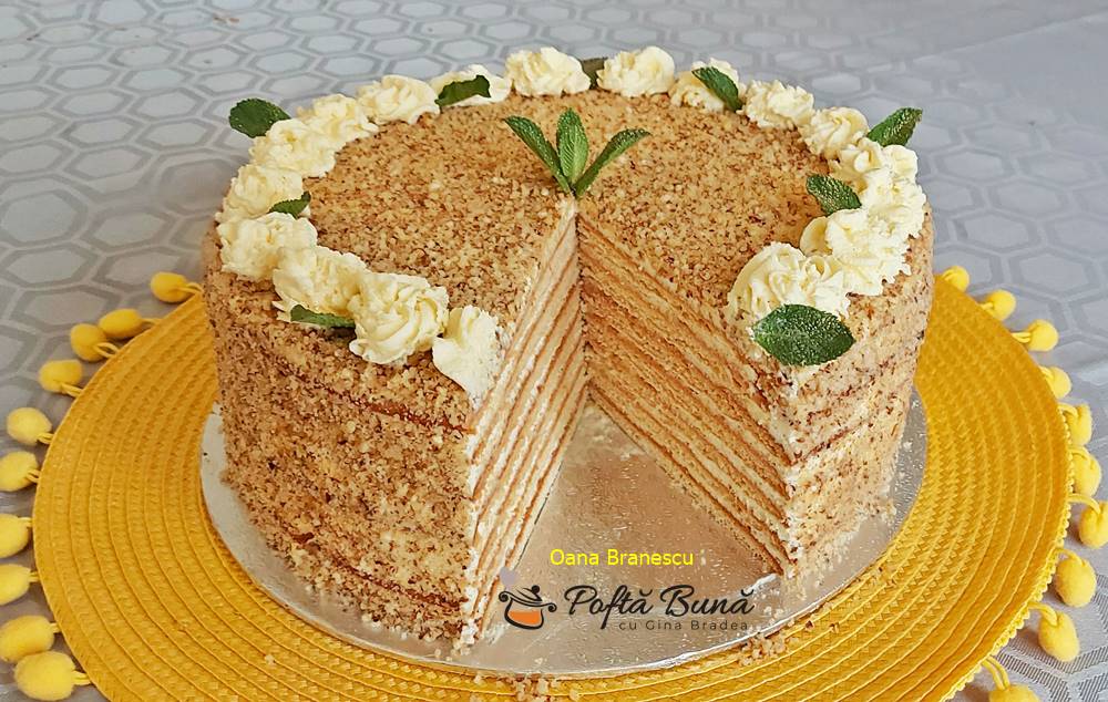 Tort Medovik reteta pas cu pas - Retete cu Gina Bradea