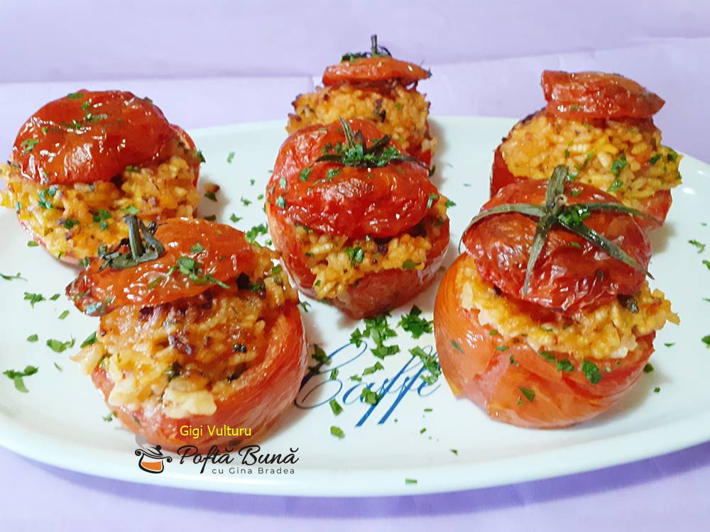 Rosii umplute cu orez reteta simpla - Retete cu Gina Bradea