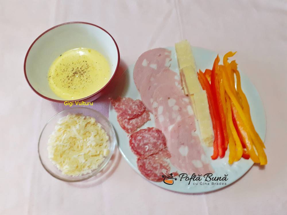 Rulada din omleta reteta simpla - Retete cu Gina Bradea