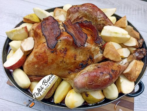 Curcan la cuptor intreg - reteta de curcan umplut - Retete cu Gina Bradea