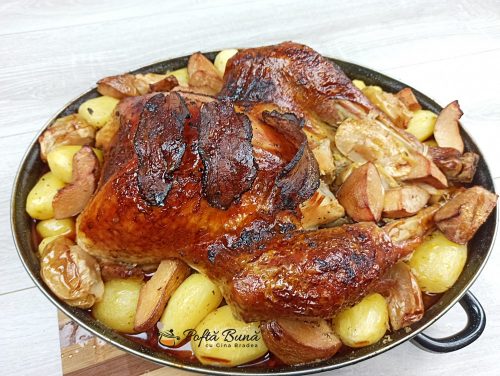 Curcan la cuptor intreg - reteta de curcan umplut - Retete cu Gina Bradea