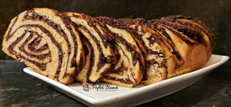 Cozonac insiropat cu vinars - reteta cu dospire la rece - Gina Bradea