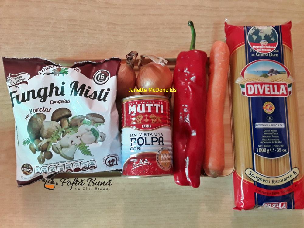 Spaghete cu legume reteta de post - Retete cu Gina Bradea