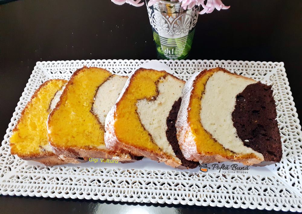 Chec in trei culori - Retete cu Gina Bradea