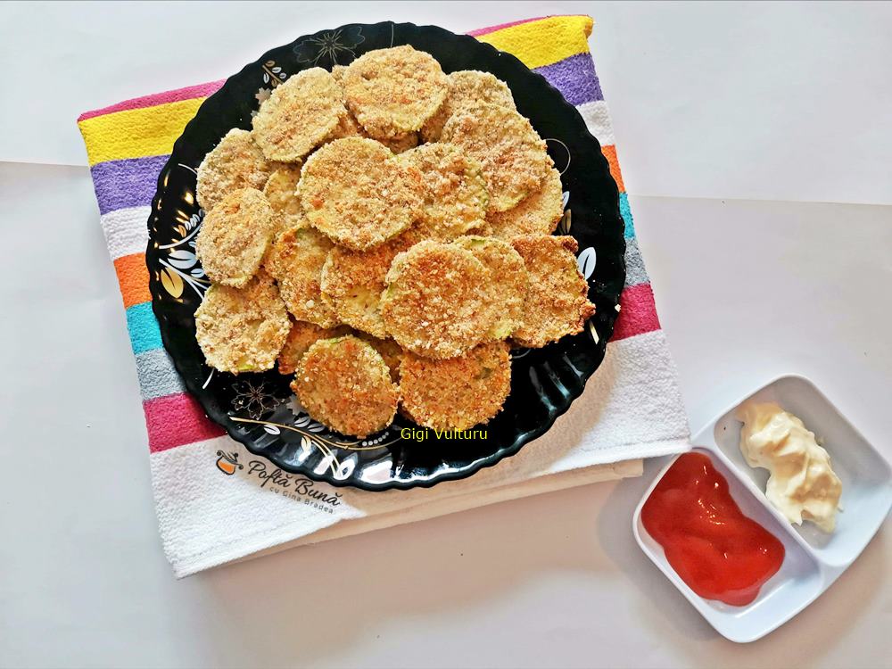 Chipsuri din dovlecei la cuptor reteta simpla - Gina Bradea