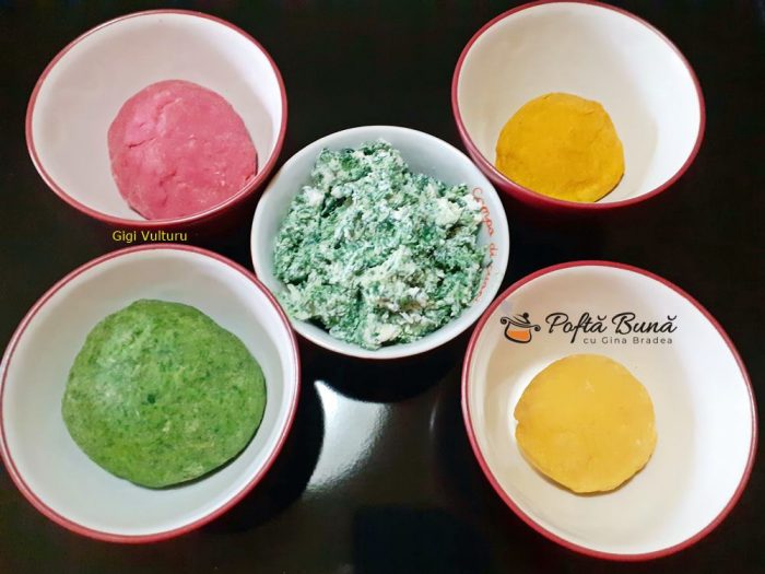 Paste palariute colorate natural - Retete cu Gina Bradea