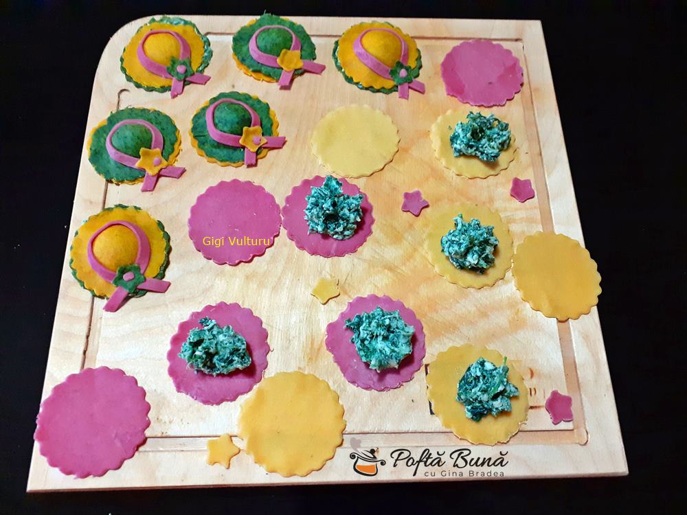 Paste palariute colorate natural - Retete cu Gina Bradea