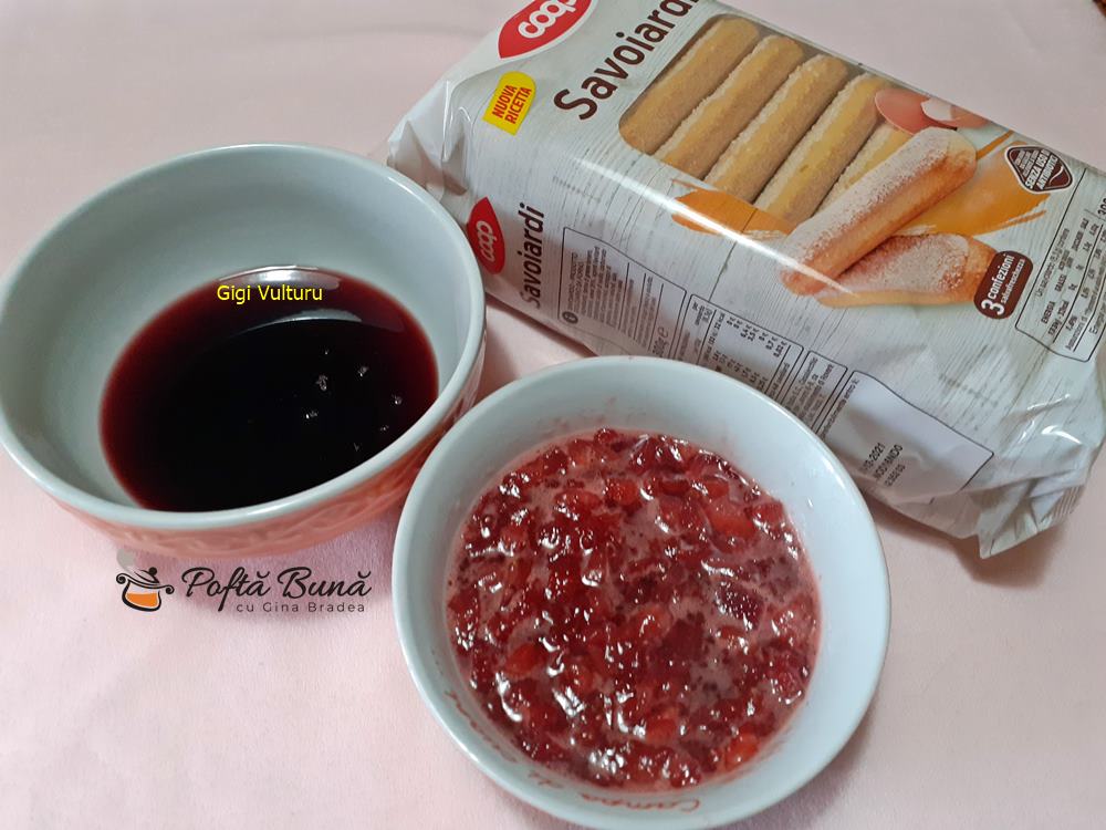 Tiramisu cu capsuni - Retete cu Gina Bradea