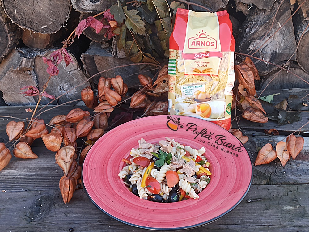 Salata de paste cu ton si legume - Retete cu Gina Bradea