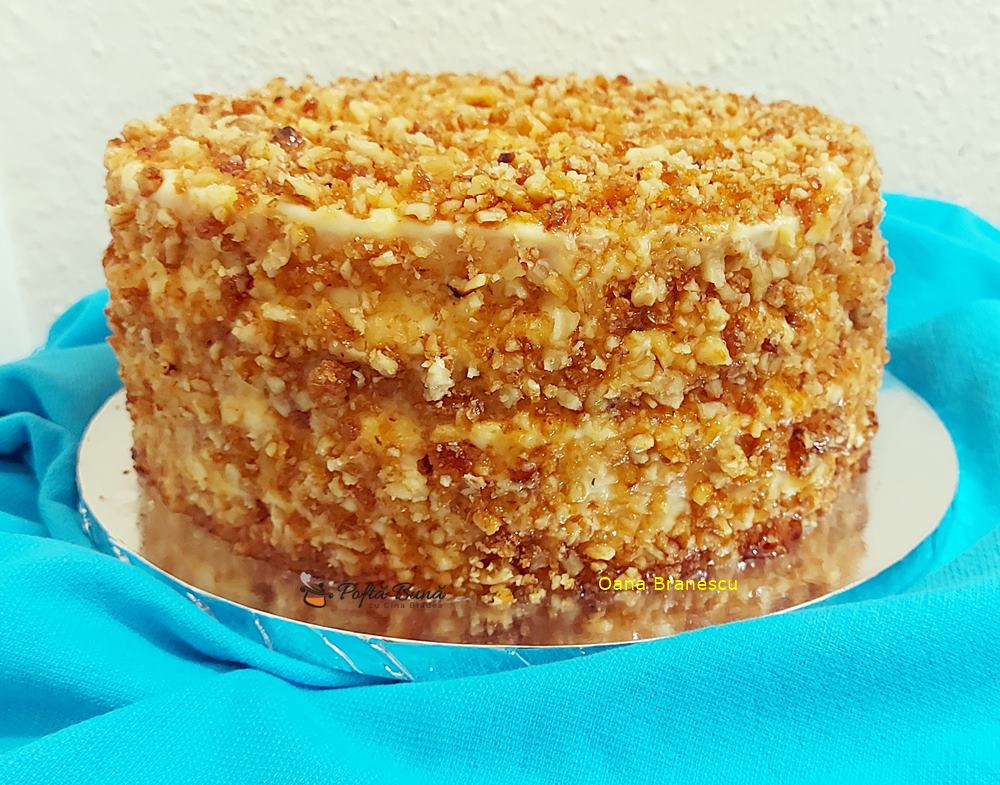 Tort cu caramel reteta pas cu pas - Retete cu Gina Bradea