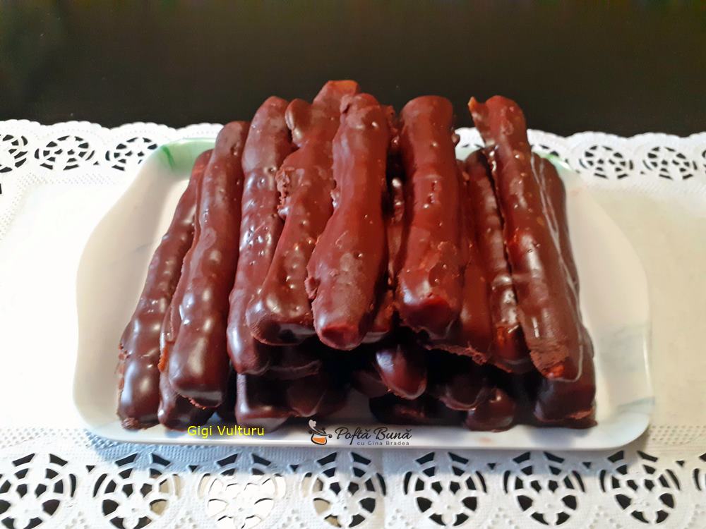Bastonase glazurate reteta simpla de fursecuri - Gina Bradea