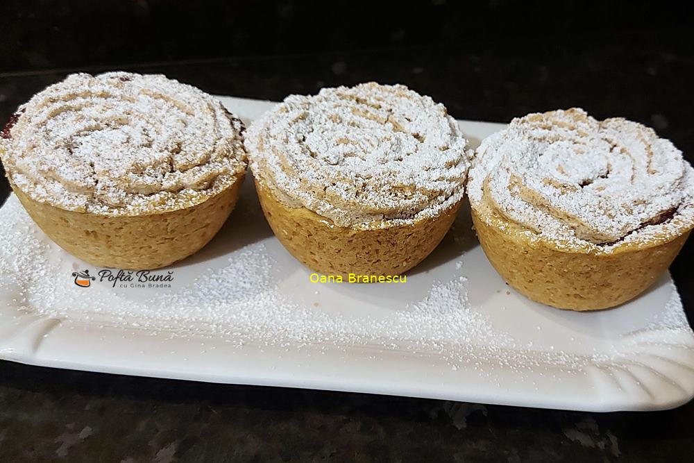 Cosulete cu gem, bezea si nuca reteta simpla - Gina Bradea