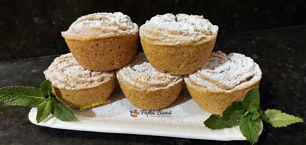 Cosulete cu gem, bezea si nuca reteta simpla - Gina Bradea