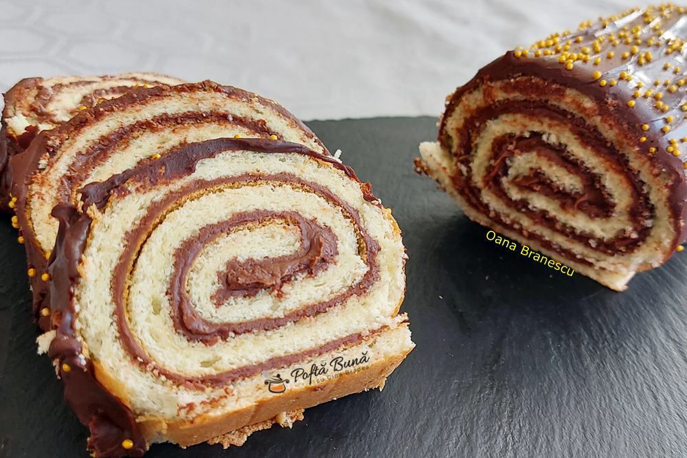 Rulada cu ciocolata reteta pas cu pas - Retete cu Gina Bradea