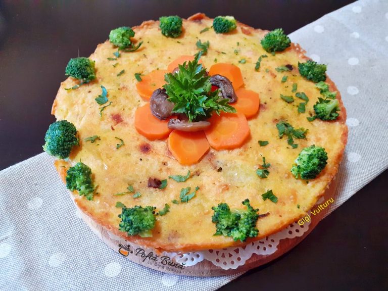 Omleta cu broccoli la tigaie - Retete Culinare cu Gina Bradea