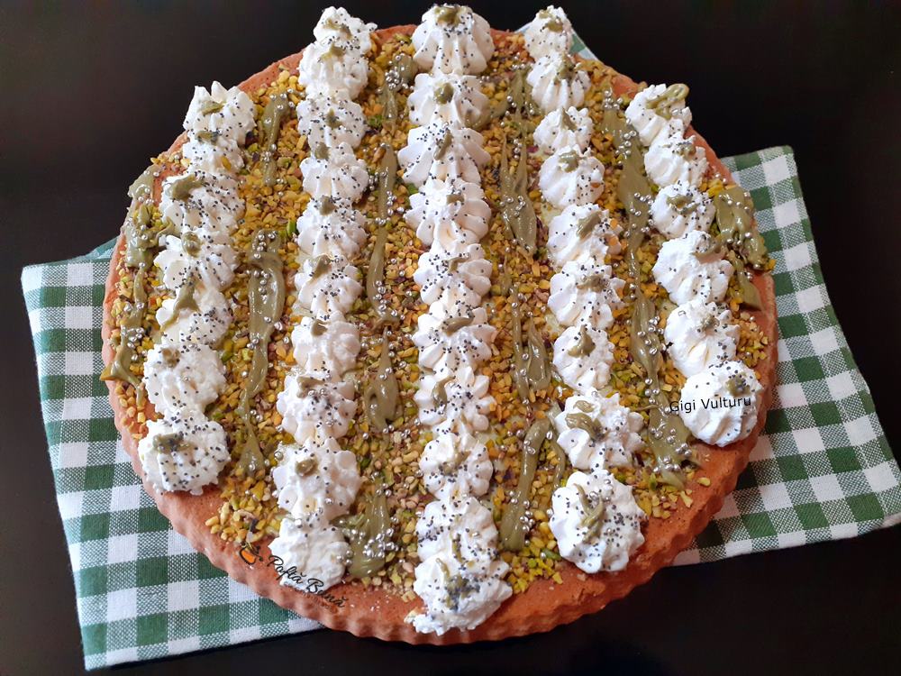 Tarta cu fistic reteta pas cu pas - Gina Bradea