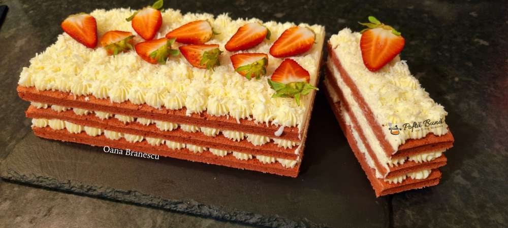 Prajitura Red Velvet – Rețete cu Gina Bradea