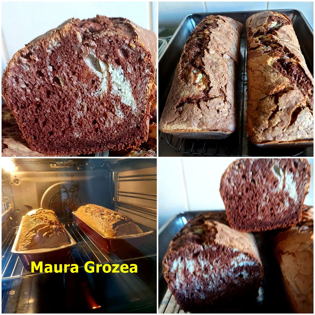 Chec pufos cu dovlecei, cacao si iaurt - Retete cu Gina Bradea