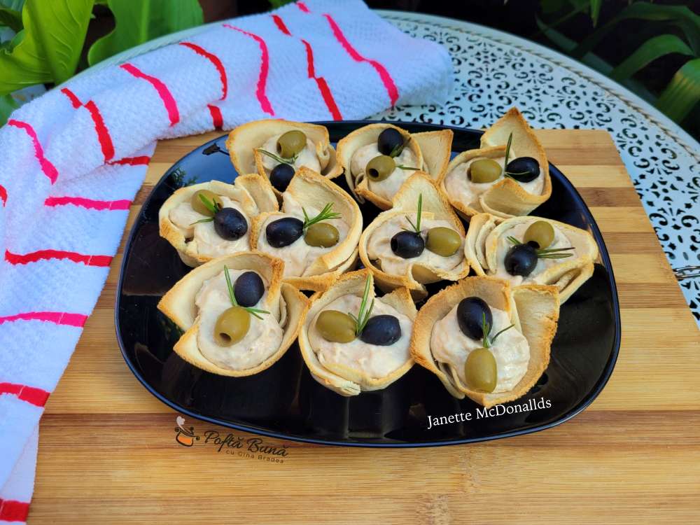 Aperitive cu ton si branza - Retete cu Gina Bradea