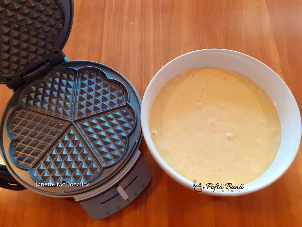 Gofre reteta simpla de vafe - Retete cu Gina Bradea