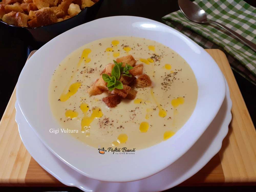 Supa crema de usturoi - Rețete cu Gina Bradea