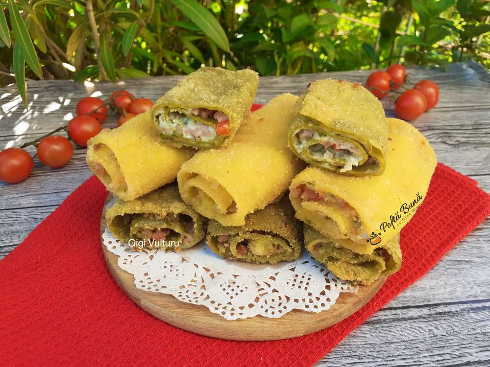Rulouri din foi de lasagna - Rețete cu Gina Bradea