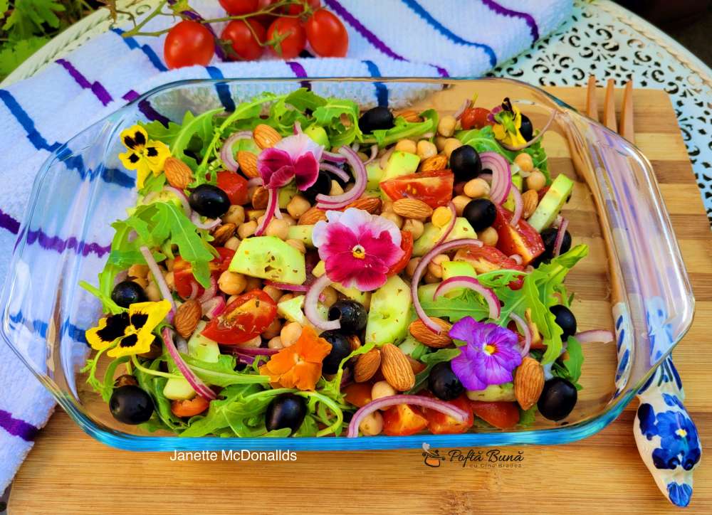 Salata cu rucola si naut - Retete cu Gina Bradea