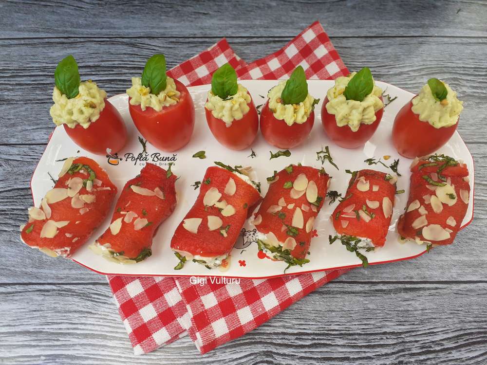 Aperitiv din rosii si ardei - Retete cu Gina Bradea